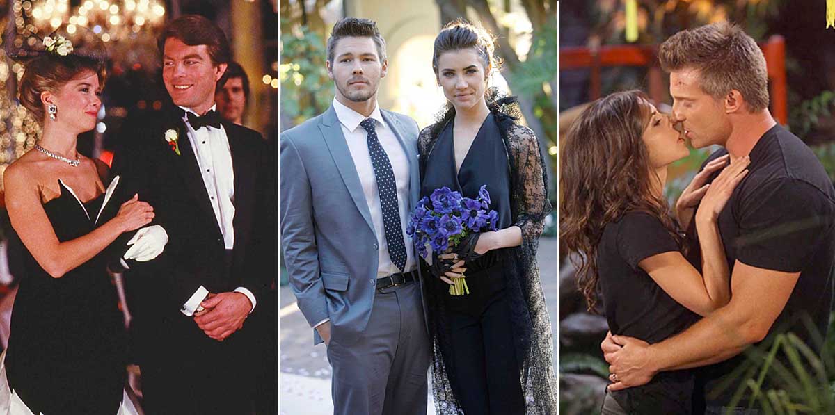 A Look Back At Soap Brides Who Wore Black - Soap Opera Digest